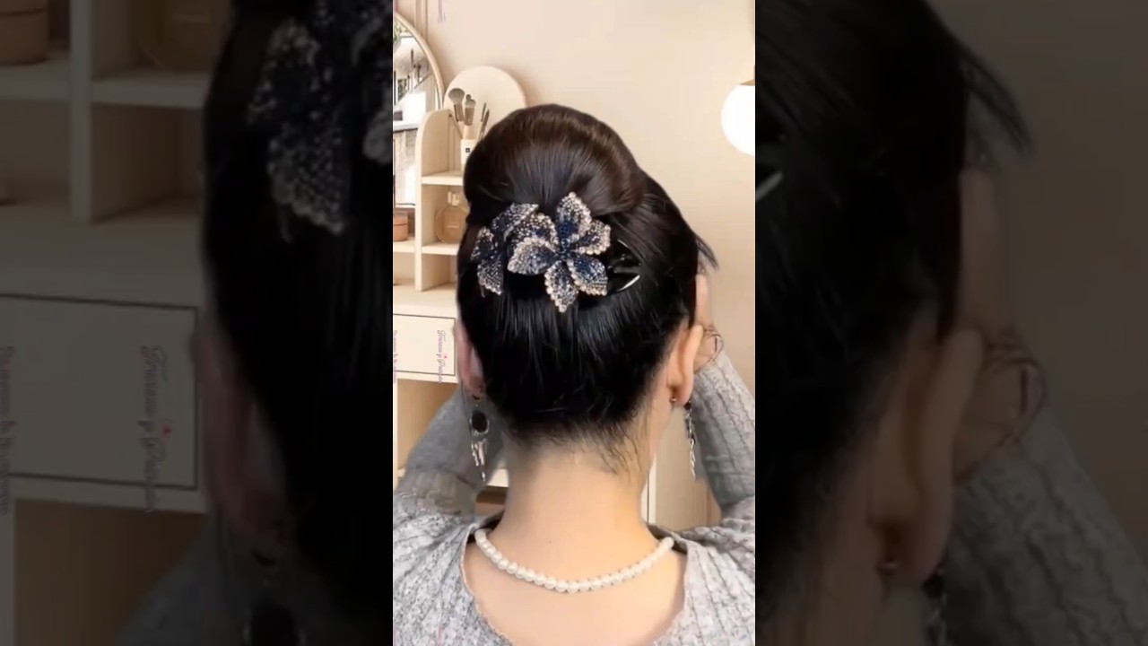 Peinado elegante fácil y rápido #peinados #elegante #style #night #hairstyle #beautiful #viral #diy