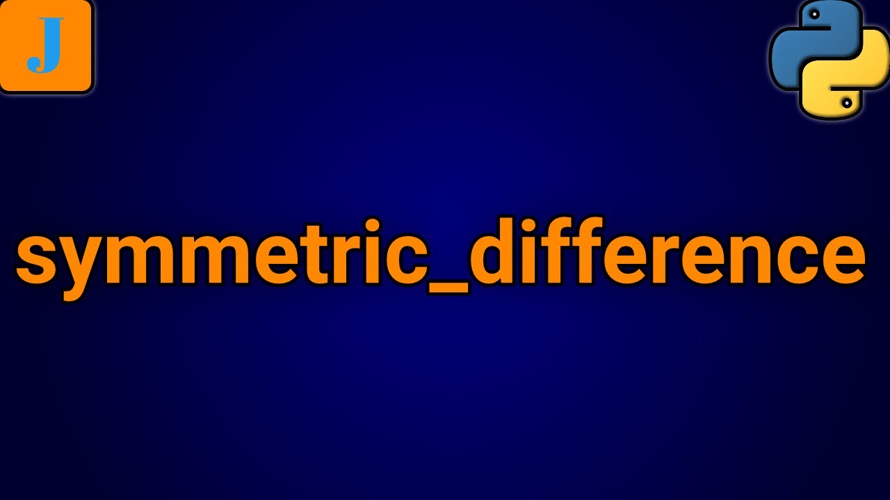 Python Set symmetric_difference Method