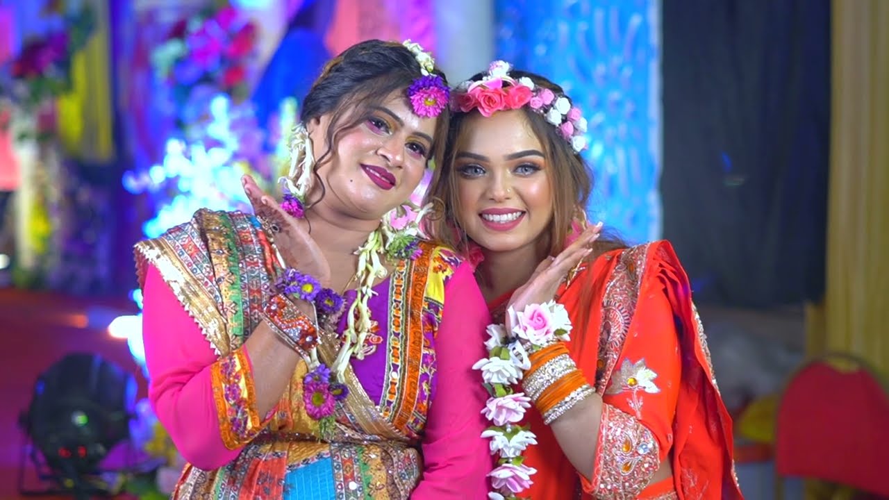 Mere Meheboob Mere Sanam || হাফসা ও সবুজ এর হলুদ সন্ধ্যা || YM media || ☎️ 01735610058