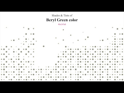 Shades & Tints of Beryl Green color #bcbfa8 A Warm Green color #a7a995 #929482 #c3c6b1 #cacdbb
