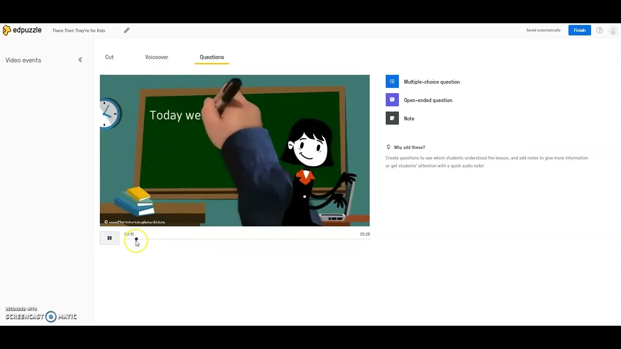 Edpuzzle:  Creating Your Own Edpuzzles with YouTube Videos