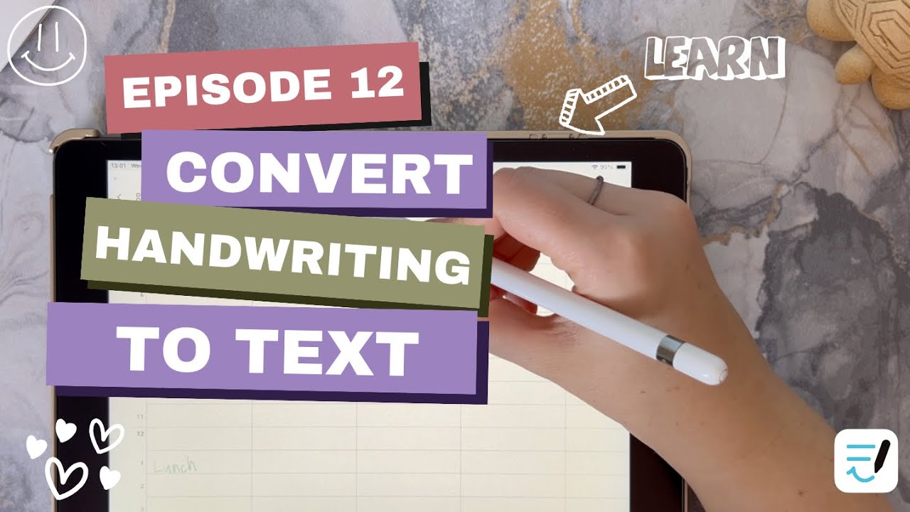 🌷⭐️Episode 12: Quickly Convert Handwriting to Text | GoodNotes 6 | digital planning | ipad tips 🎀