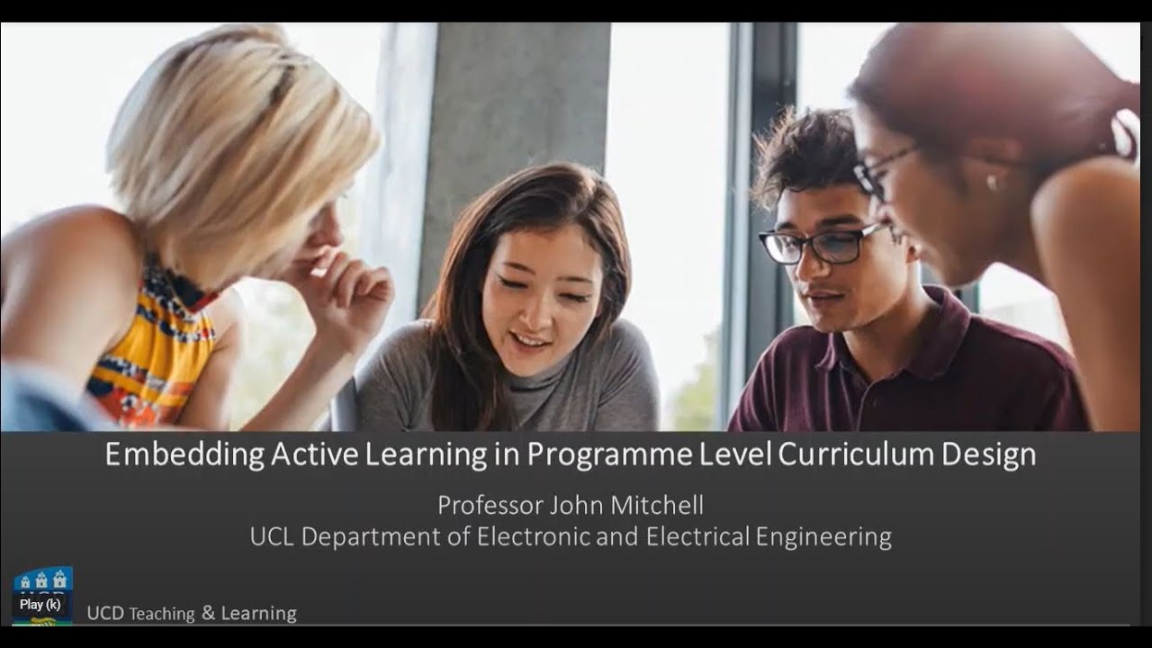Embedding active learning in programme level curriculum design