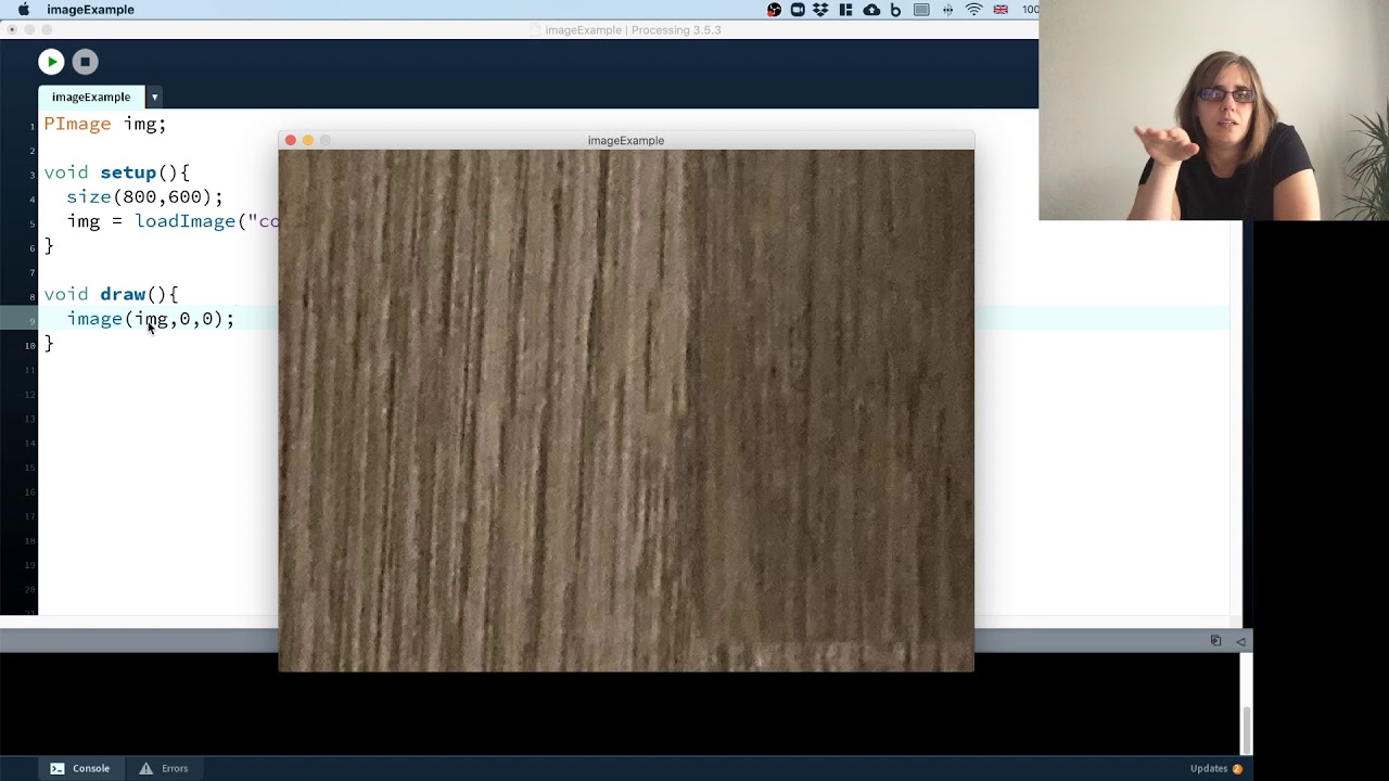 Adding an image to your Processing sketch