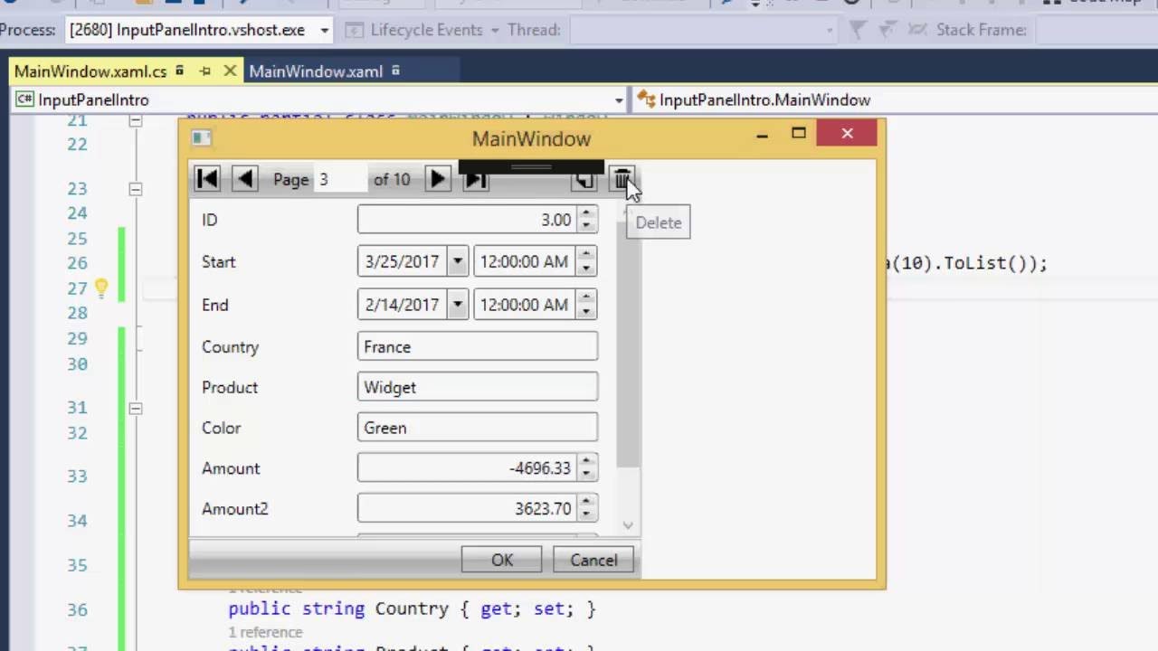 Get Started with InputPanel for WPF