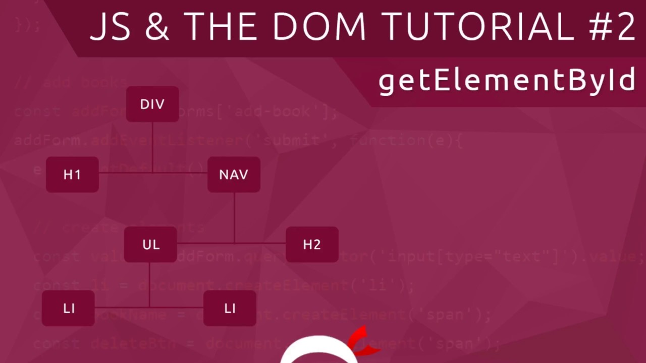 JavaScript DOM Tutorial #2 - Get Element By ID