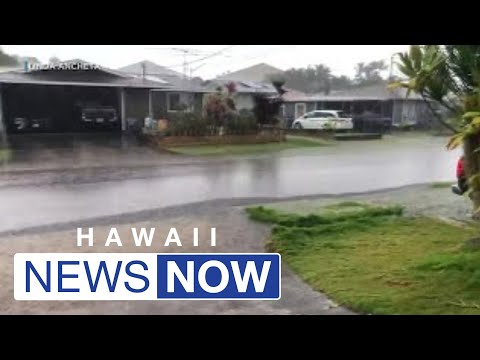 Flood watch issued for Kauai, Oahu as disturbance nears