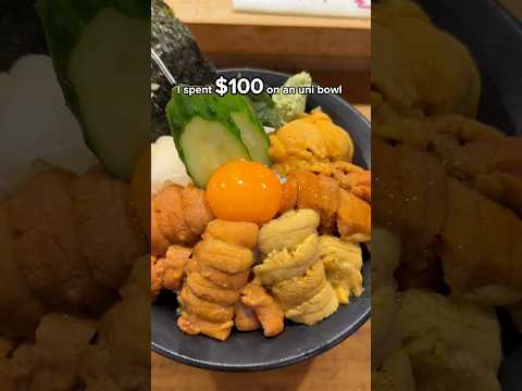 $100 Sea Urchin Bowl in Tokyo - Was it Worth It? #japantravel #japanesefood