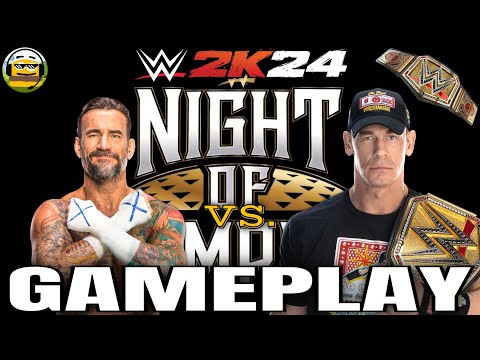 WWE 2K24: CM PUNK VS. JOHN CENA - [UNDISPUTED WWE CHAMPIONSHIP] | (GAMEPLAY)
