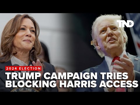 Trump campaign trying to block Harris's access to Biden campaign funds