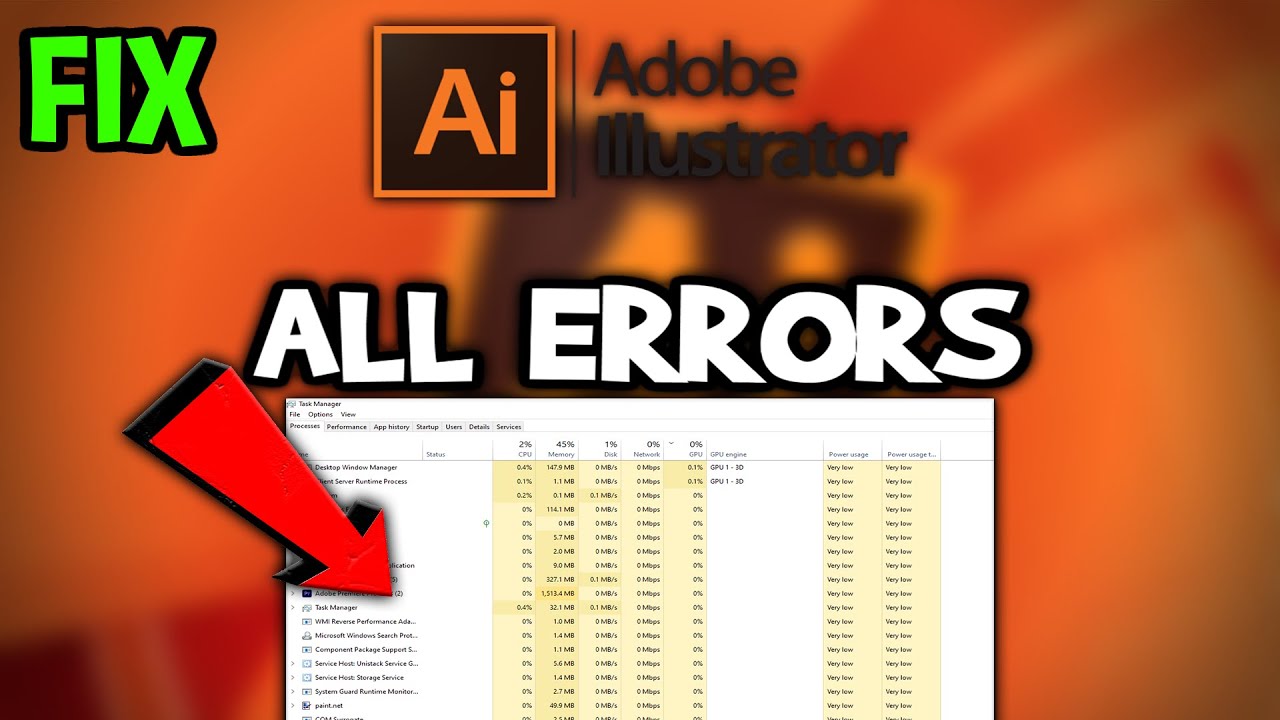 Adobe Illustrator – How to Fix All Errors – Complete Tutorial