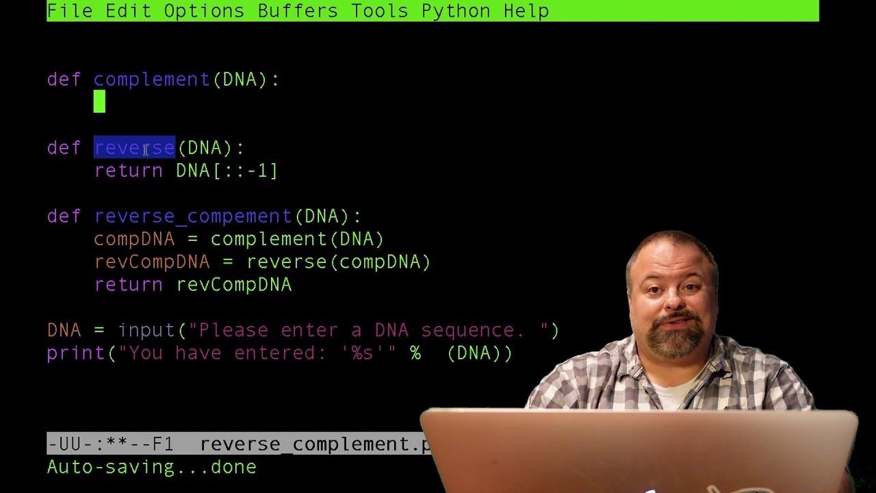 Reverse Complement using Basic Python