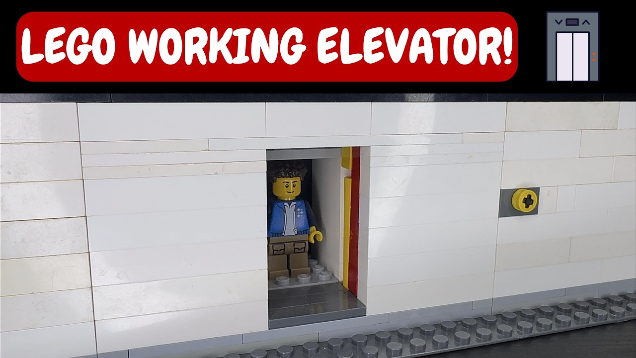 Working Lego Elevator! Prototype!
