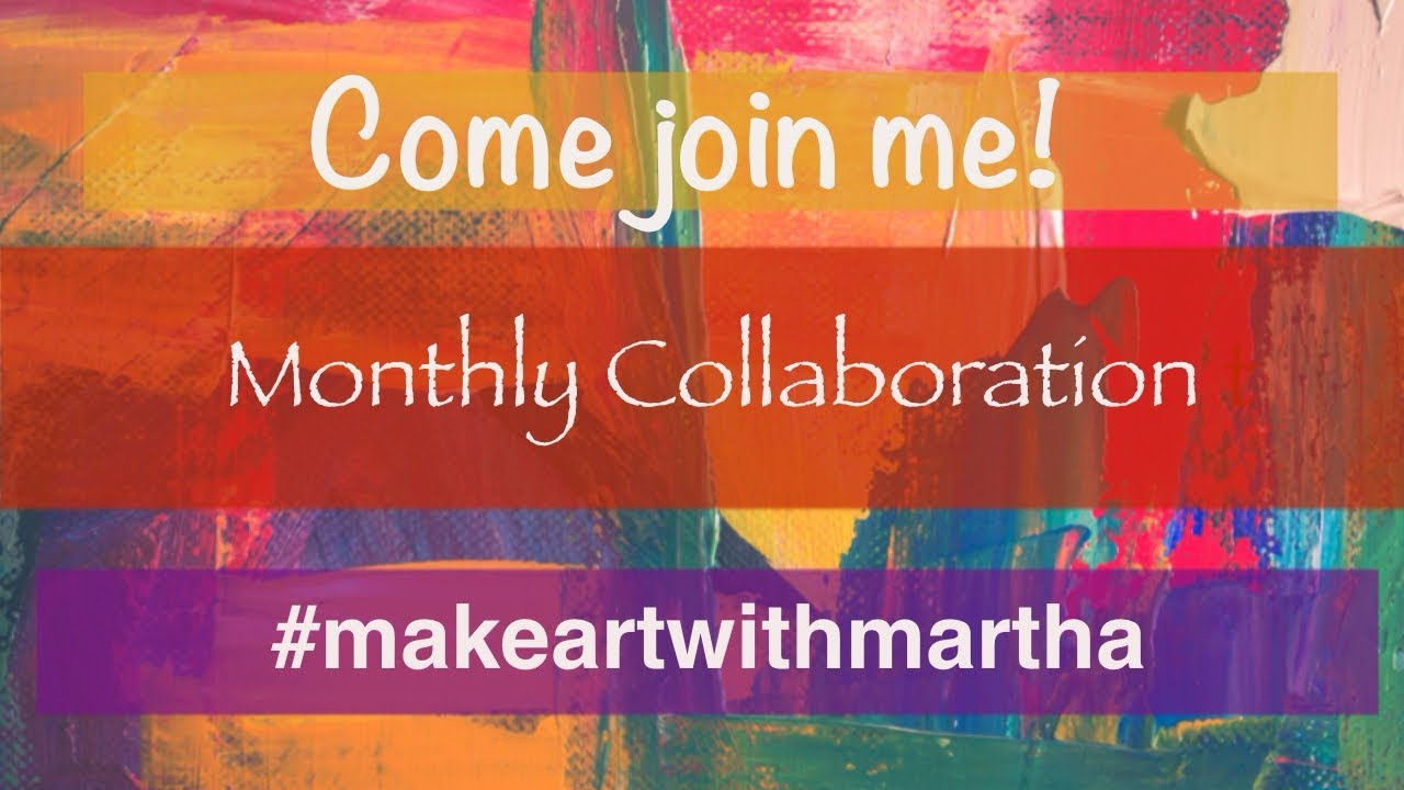 New prompt for February! Come check it out! It’s a good one! #makeartwithmartha