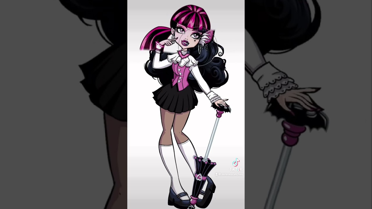Redesigning Draculaura from Monster High