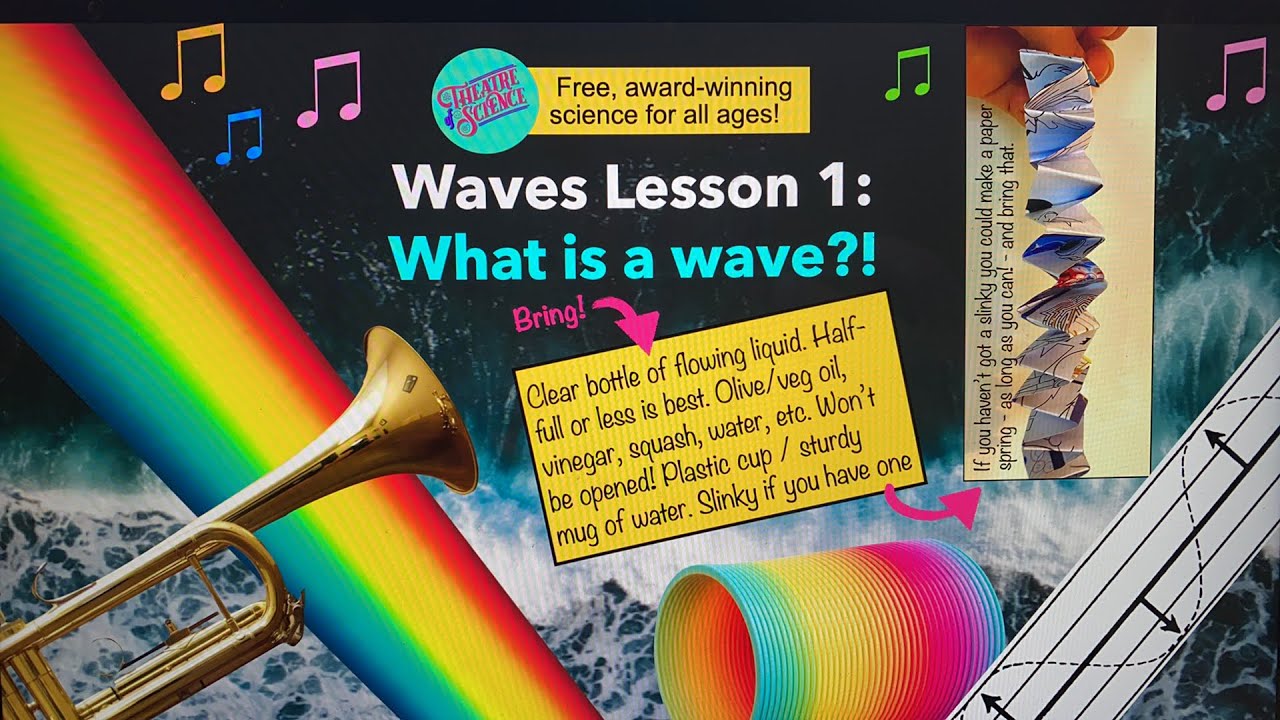 Learn all about Waves 1: What is a wave?!