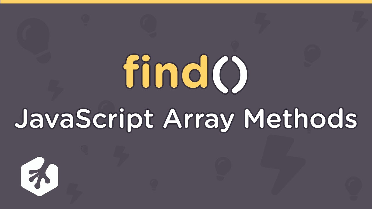 JavaScript Array Methods: find()