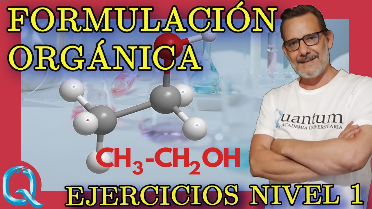 ⚠️ Ejercicios FORMULACIÓN ORGÁNICA básica. Nombre a fórmula.