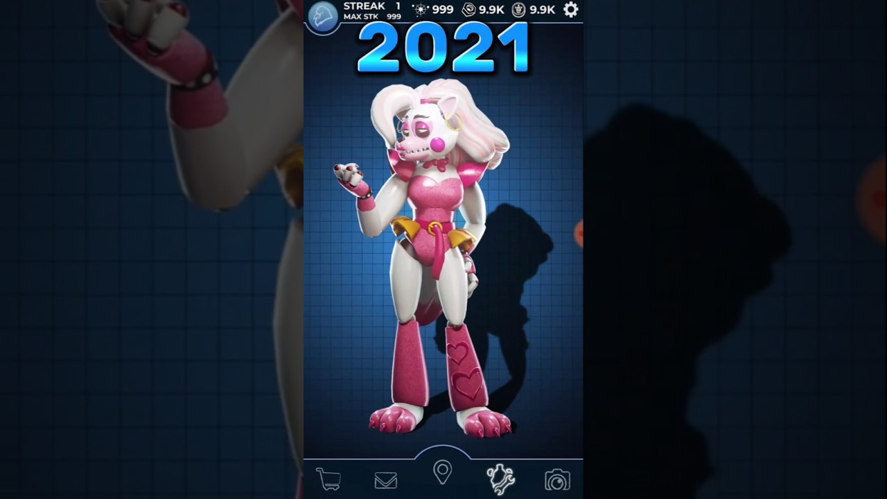 Evolution of Mangle. #fnaf #fnafar #fivenightsatfreddys