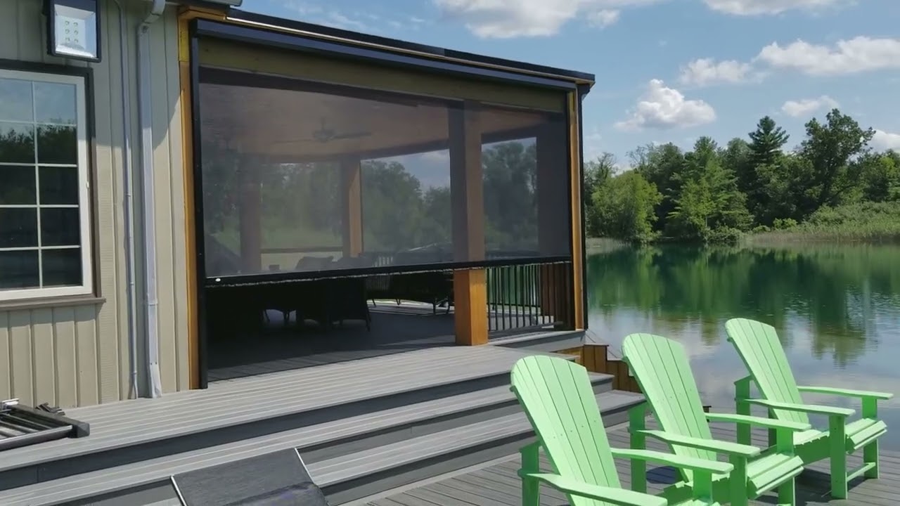 Talius Automated Roll Shutters for Patios and Sundecks