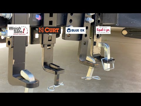 Comparing Weight Distribution Hitch Brackets: Equal-i-zer, Weigh Safe, Curt, Blue Ox