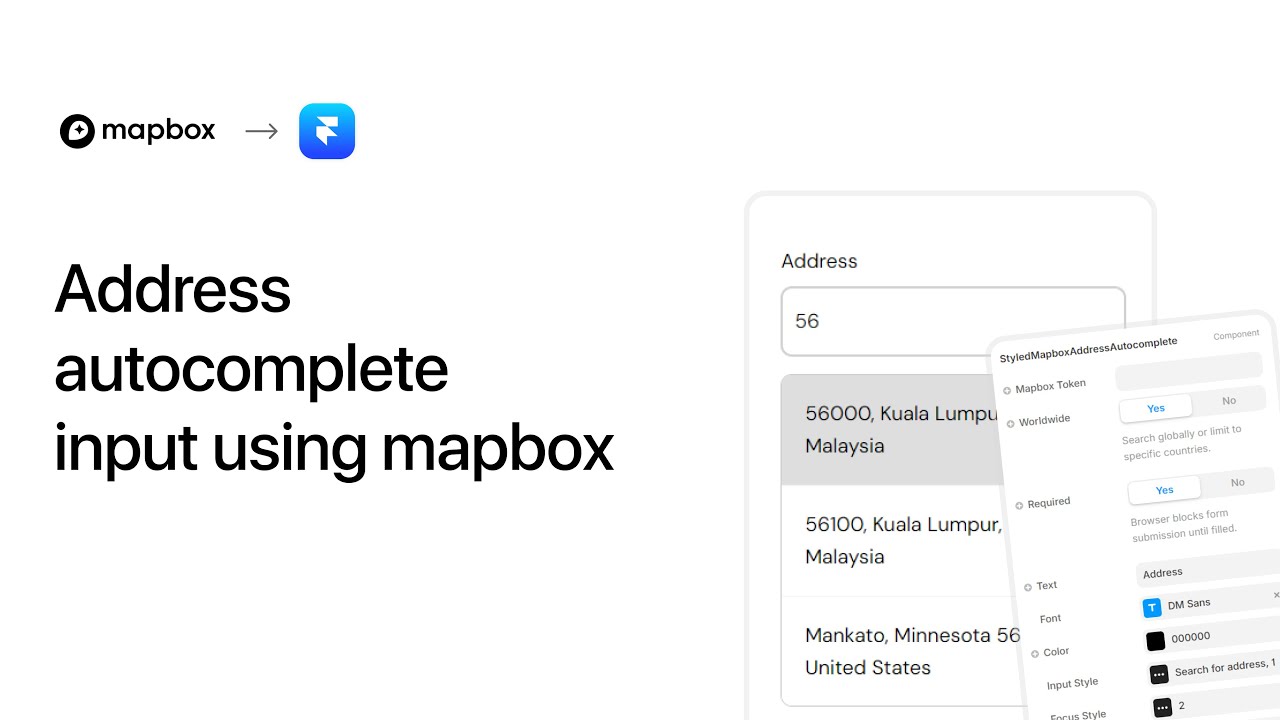 You Won't Believe How Easy Mapbox Makes Framer Autocomplete