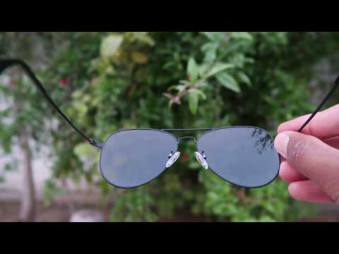 MI Polarized Pilot Sunglasses unboxing in Hindi