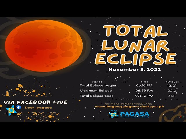 WATCH: Total lunar eclipse - November 8, 2022
