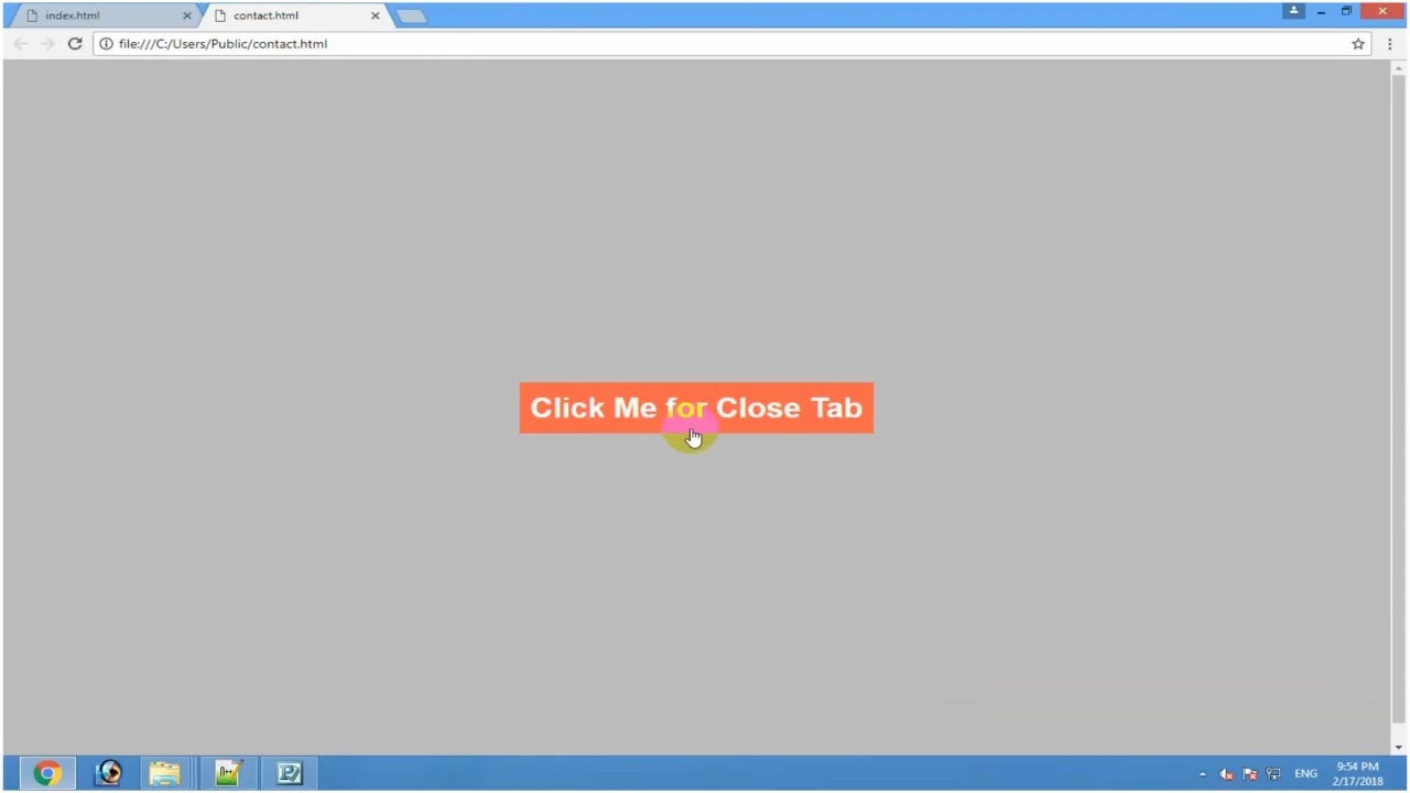 Close Window Javascript Function in HTML  - Quick Tutorial About Javascript