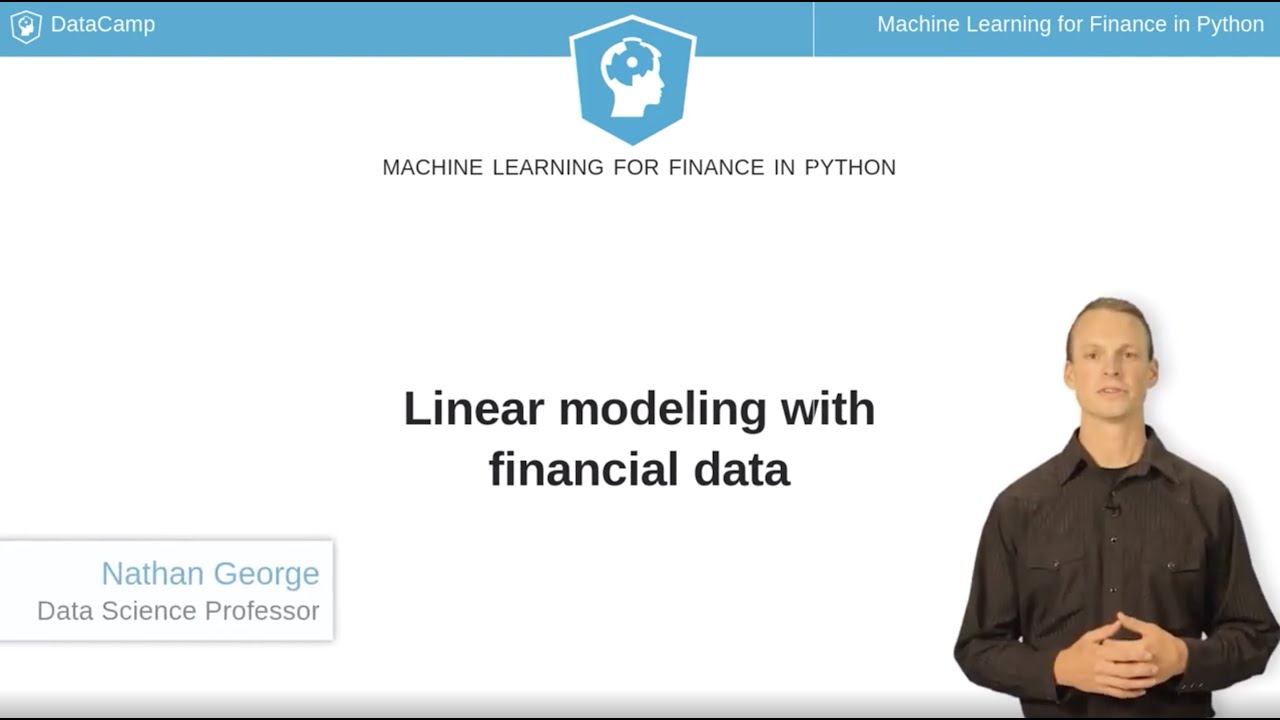 Python Tutorial : Linear modeling with financial data