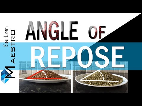 What is Angle of Repose? How angle of Repose related to Angle of Friction? Physics Class 11