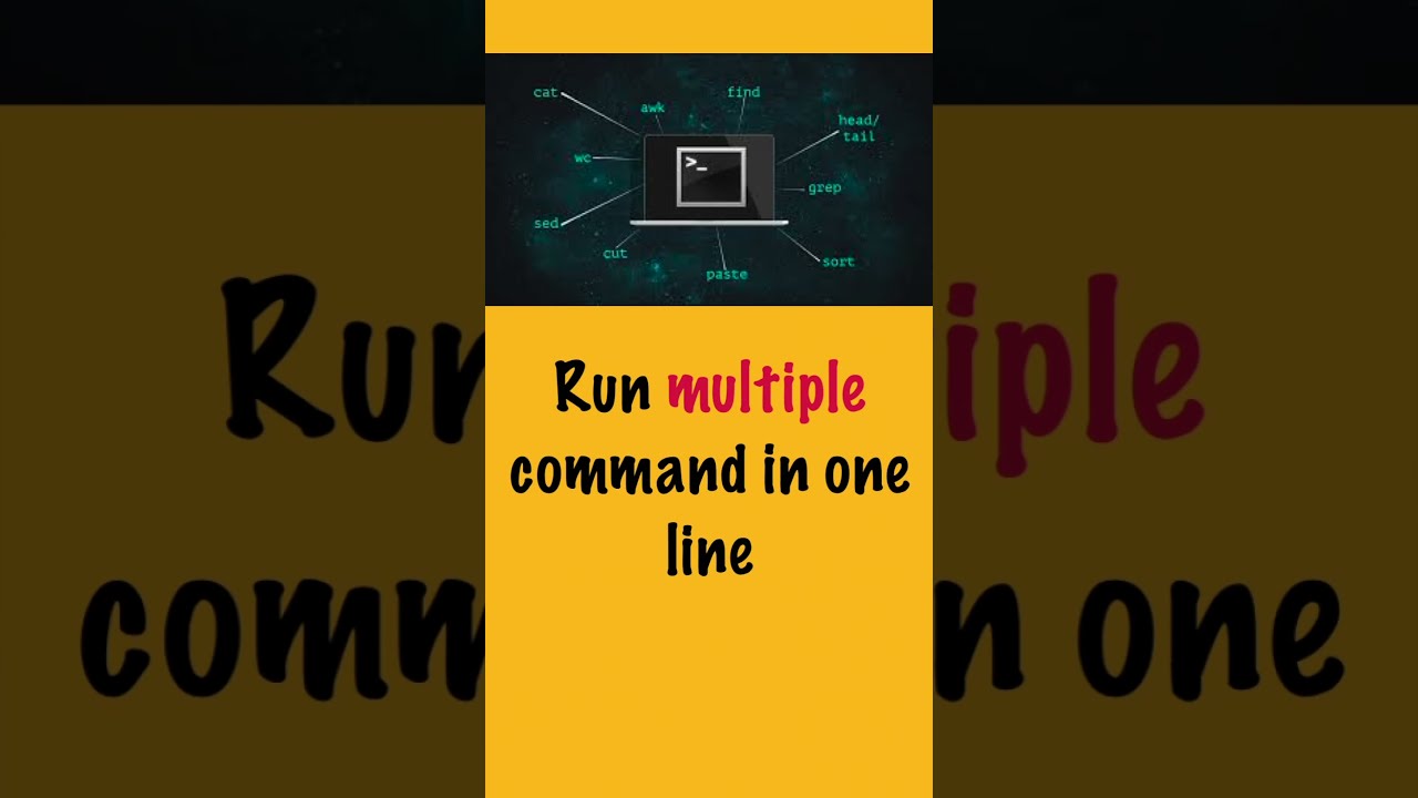 run multiple commands in one line #shorts #linux #command #commands #bydubebox