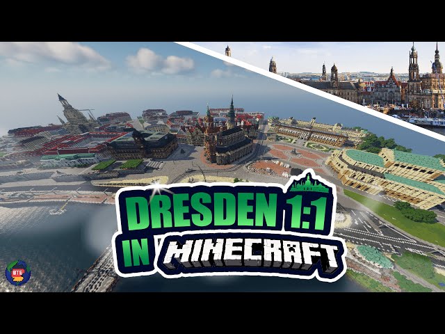 Dresden, Germany - 1:1 in Minecraft Minecraft Map
