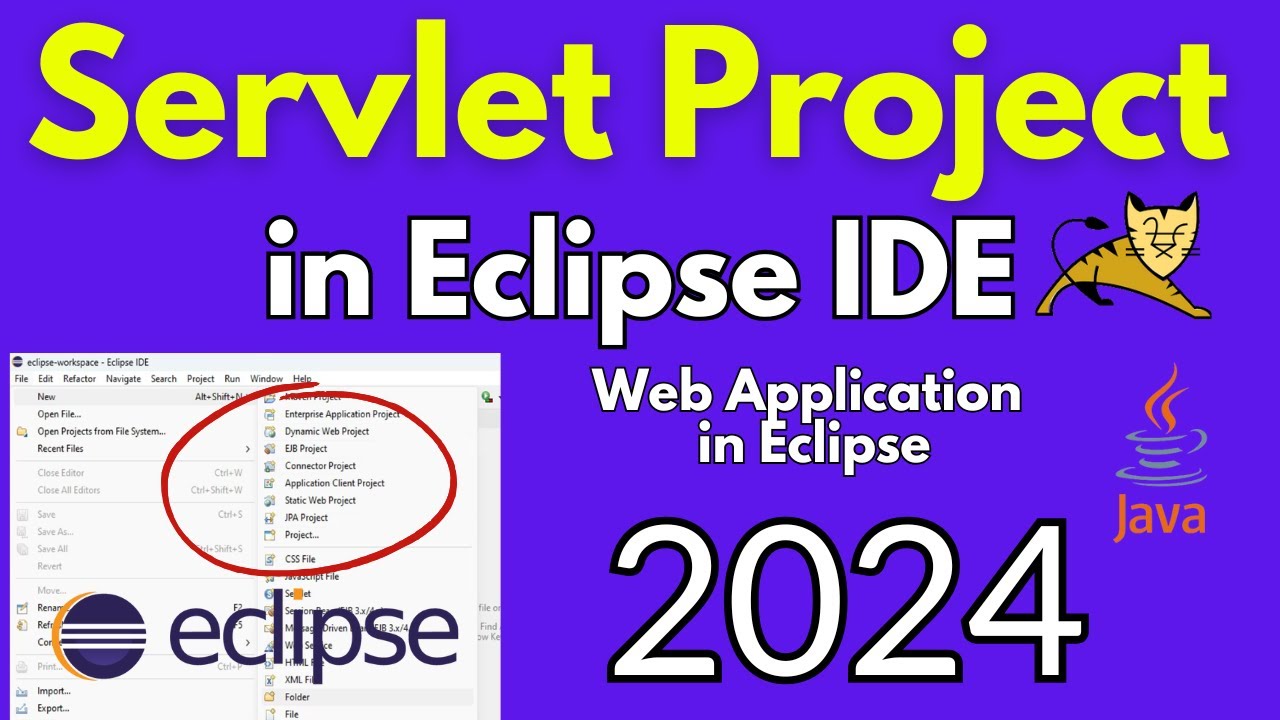 Servlet Program using Eclipse [2024] | Simple Servlet using Tomcat 11 and Latest Eclipse