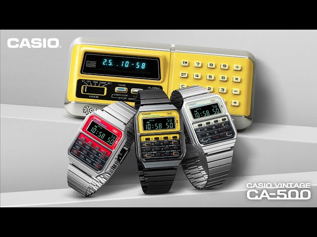 Casio General CA-500WE-4BDF Vintage Calculator Heritage Colors ...