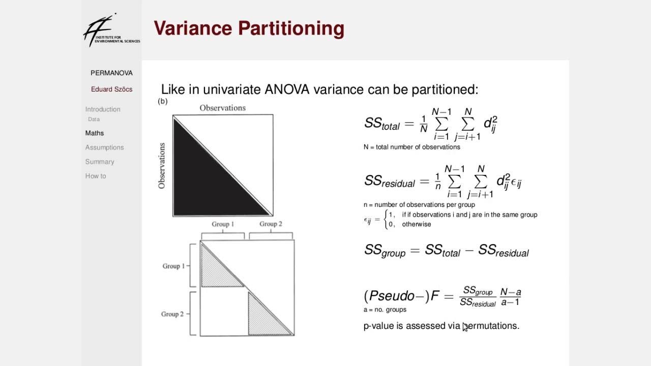 Session 6 Applied Multivariate statistics PERMANOVA (by Eduard Szöcs)