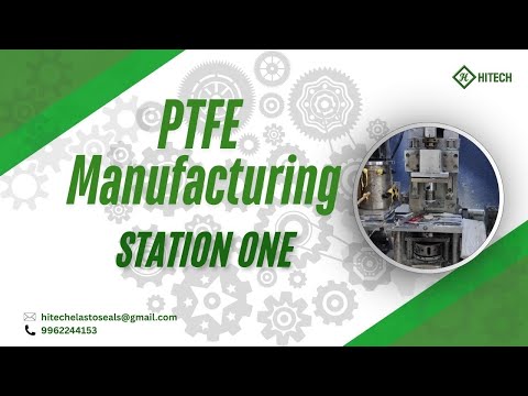 PTFE Manufacturing – Hydraulic Press Process | HITECH ELASTO SEALS