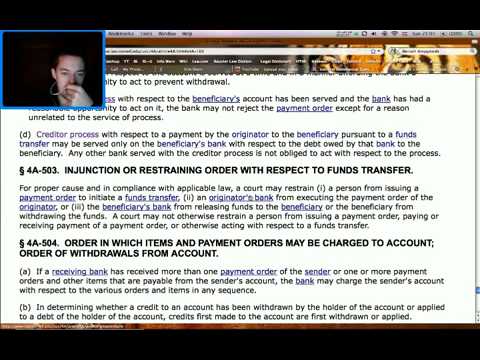 UCC - Article 4A-501 to 4A-507