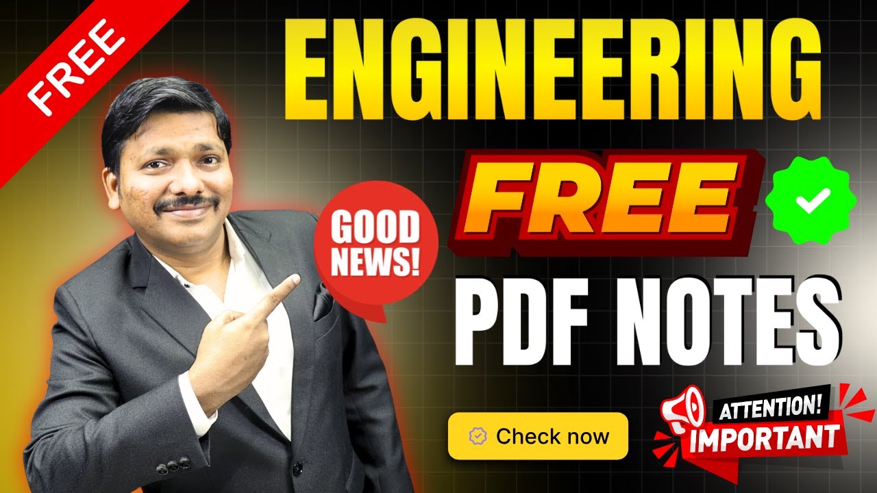 FREE ENGINEERING PDF NOTES | Now you can get FREE PDF NOTES of ENGINEERING | DINESH SIR ENGINEERING