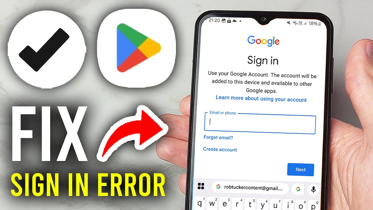 How To Fix Couldn't Sign In Error In Google Play Store - Step By Step