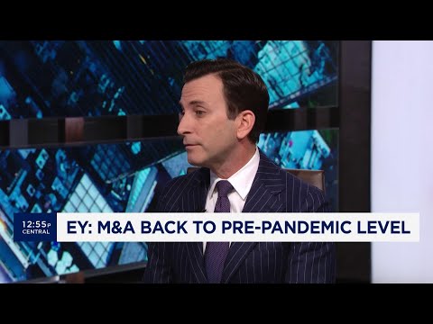 EY forecasts M&A activity will return to pre-pandemic levels in 2024