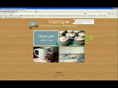 How to use the free online photos editing Picmonkey to quickly edit your photo
