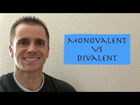Monovalent vs Divalent, simplified!
