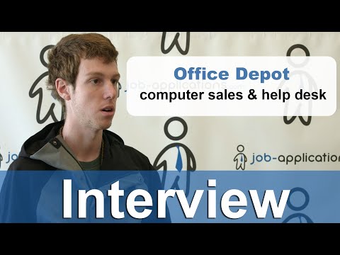 Office Depot Interview - Computer Sales & Help Desk