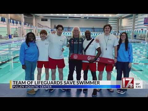 Team of Raleigh Lifeguards Save Swimmer | CBS 17 | Swimmer's Daily