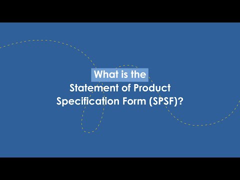 Pest Management Regulatory Agency Statement of Product Specification Form