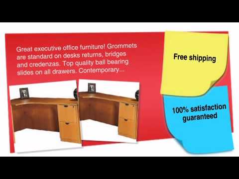 Offices To Go: Credenza Shell with Left or Right Corner Extension - ofconcepts.com