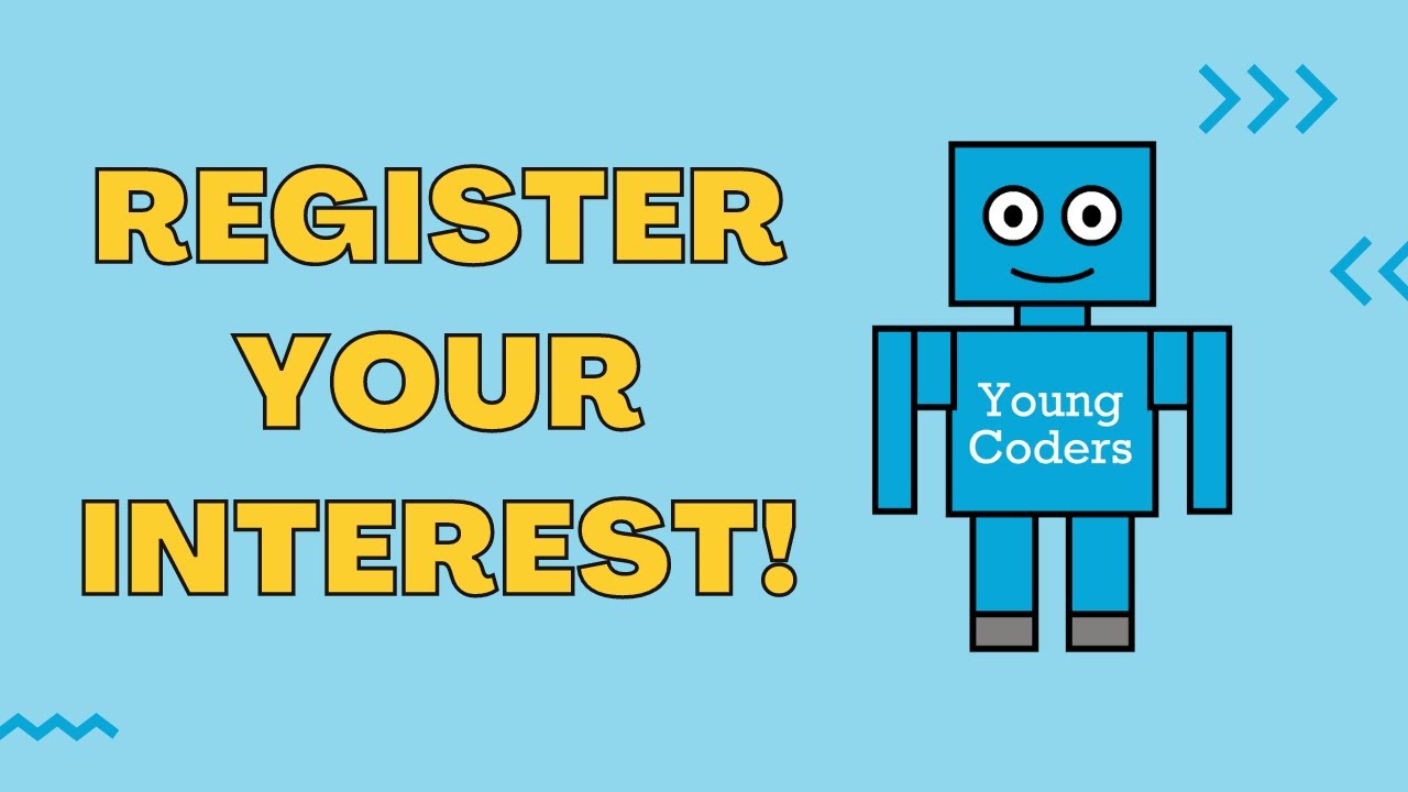 How to register your interest for Young Coders! - 2023