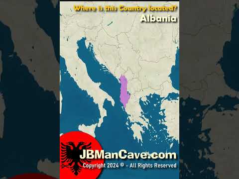 Where is ALBANIA located in the World? JBManCave.com #Shorts