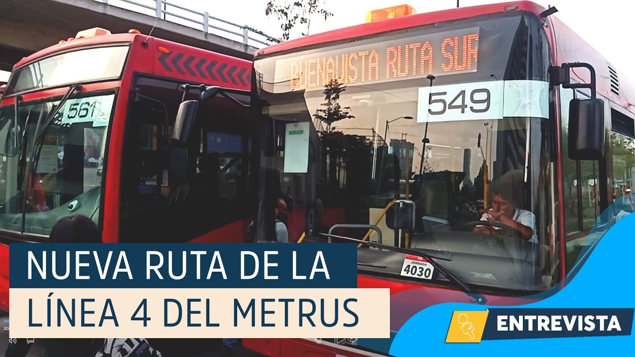Así es el nuevo recorrido de la Línea 4 del Metrobús